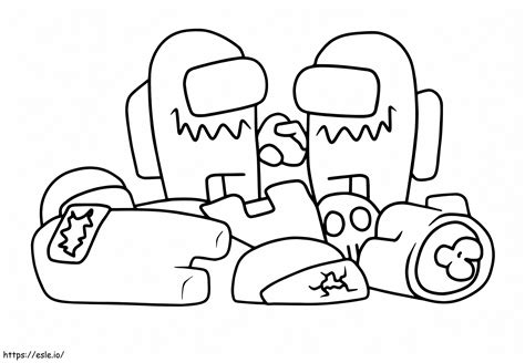 Among Us 42 Coloring Page