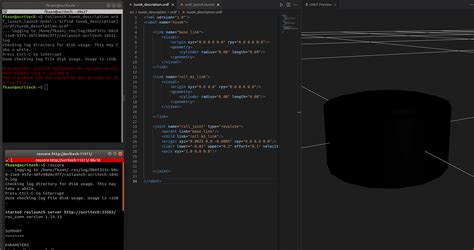 can t start rviz at local urdf for robot modeling the construct ros