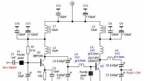 Fm Rf Amplifier Circuit Diagram Circuit Diagram