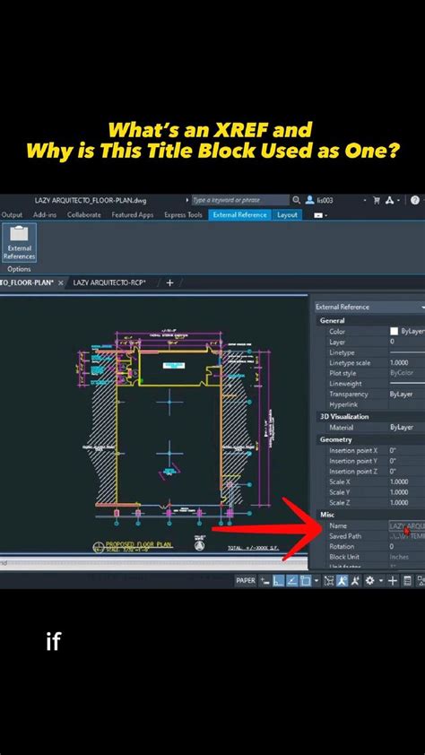Whats An Xref And Why Is This Title Block Used As One Autocad
