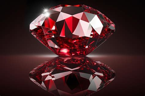 premium ai image ruby red on a dark background neural network ai