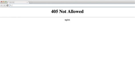 405 Method Not Allowed Error What Is It And How To Fix It
