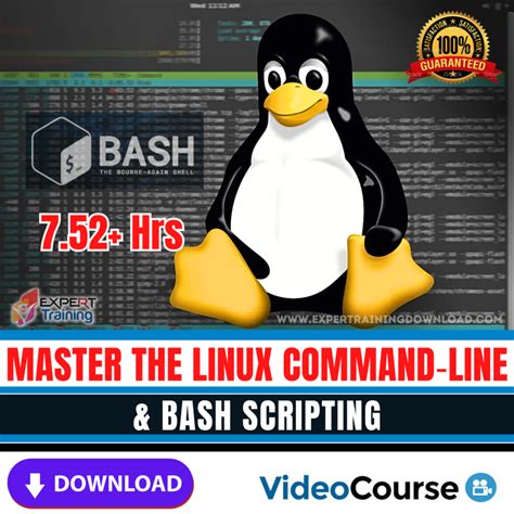 Master The Linux Command‑line And Bash Scripting Expert Training