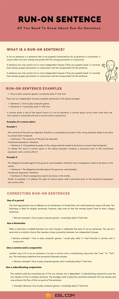 All You Need To Know About Run On Sentence ESL