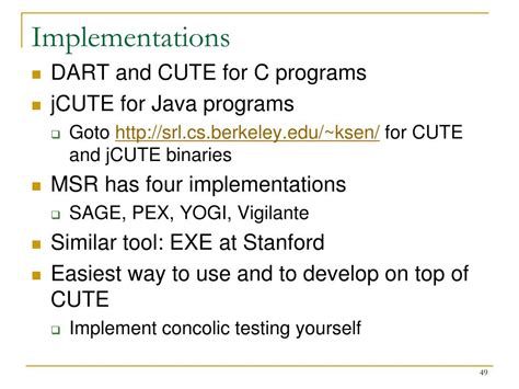 Ppt Dynamic Symbolic Execution Powerpoint Presentation Free Download