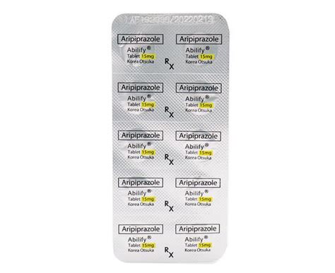 Buy Abilify Aripiprazole 15mg Tablet 1s Online With Medsgo Price From