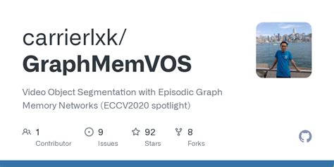 Github Carrierlxkgraphmemvos Video Object Segmentation With