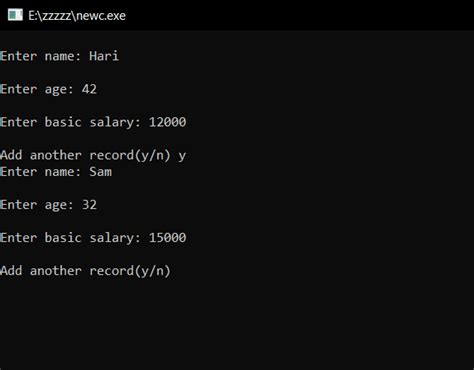 Solved C Employee Record System In This Project You Can