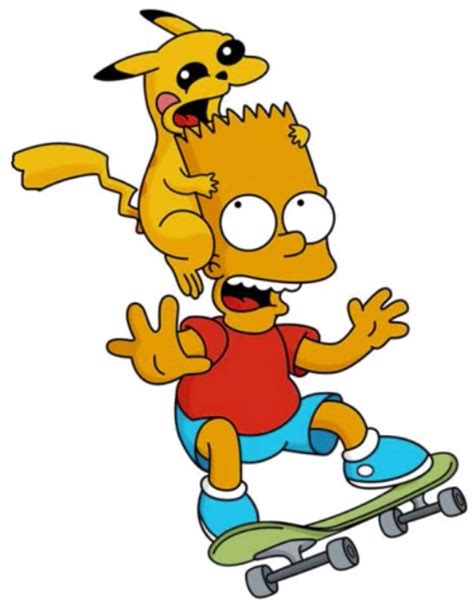 I Simpson Bart E Pikachu By Enyathehtf3 On Deviantart