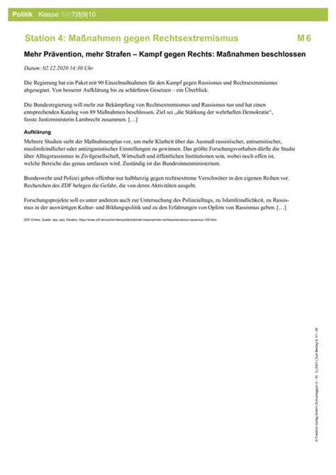 Rechtsextremismus Bedrohung Für Die Demokratie