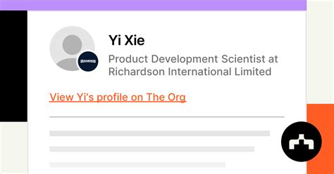 Yi Xie Product Development Scientist At Richardson International