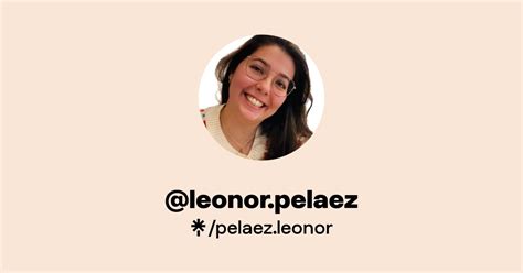 Leonor Pelaez Instagram Linktree