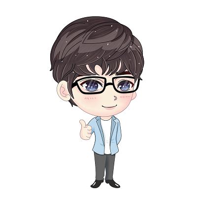 眼镜卡通人物 大山谷图库