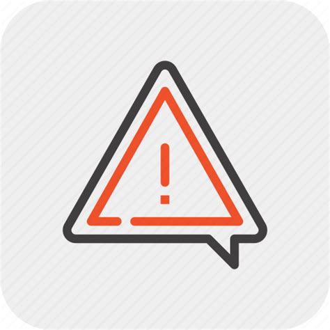 Bubble Chat Communication Conversation Message Speech Warning Icon Download On Iconfinder