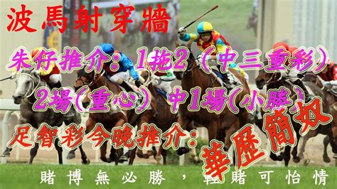 賽馬貼士 足智彩推介 朱仔 今日推介 第2場及第場6 半冷win 中1關 Win And Q 另外第九場1拖2中三重彩