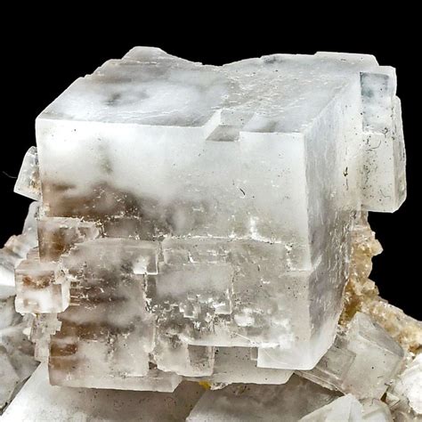 High Quality White Perfect Cubic Halite Crystals On Matrix Catawiki
