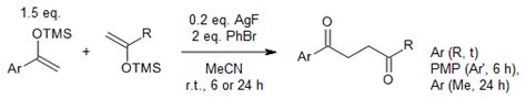 Silver Catalyzed Controlled Intermolecular Cross Coupling Of Silyl Enol Ethers Scalable Access