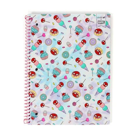 Yoobi Marvel Spider Man College Ruled 1 Subject Spiral Notebook