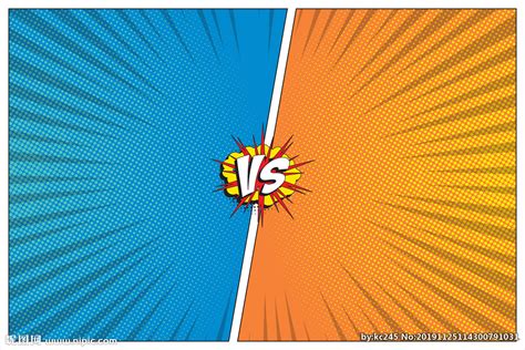 VS对决背景设计图 其他 动漫动画 设计图库 昵图网