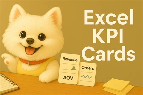 Paraqitja E Kartës Kpi Në Excel Vendoseni Automatikisht Me Wraprows Vstack Dhe Sparkline