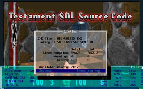 Testament Sdl Source Code File Moddb