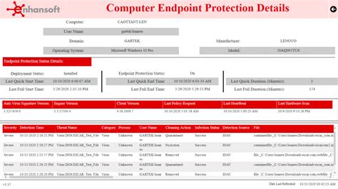 Computer Endpoint Protection Details Endpoint Insights Knowledge