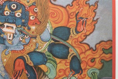 Tibetan Thangka Vajrapani Mahachakra Etsy