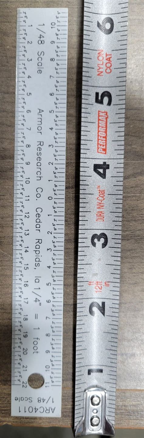 Arc 1 48 Scale Conversion Ruler Ray Charlies Plastic Models