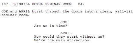 writing a script making an animated movie