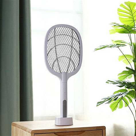 Badu Bg Електрическа бъркалка за комари 2 в 1 Usb литиева батерия Uv Mosquito Killer Light Лятна