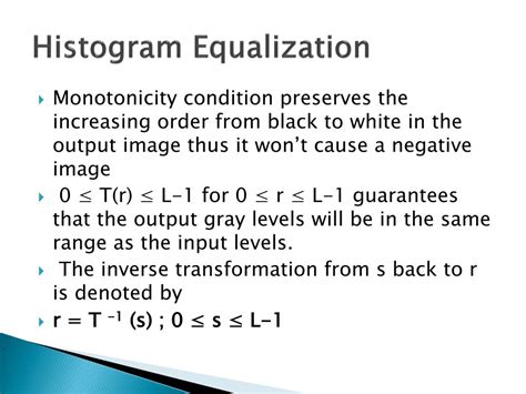 Ppt Histogram Processing And Spatial Filtering Powerpoint