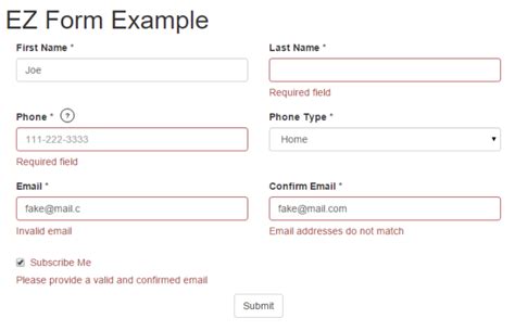 React EZ Form Component Reactscript