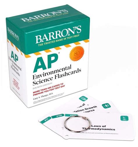 Barrons Ap Prep Ap Environmental Science Flashcards Fourth Edition Up To Date Review