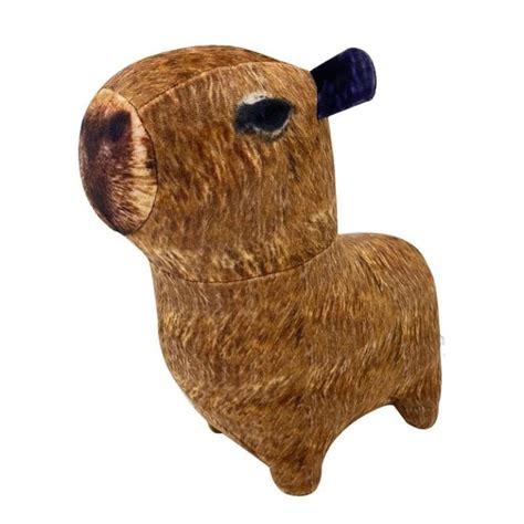 Stuffed Capybara Toy Soft Cuddly Capybara Toy Comfortable Capybara