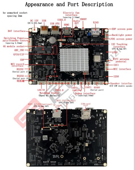 Rockchip Rk3399 Pcba Control Circuit Motherboard Pcba Manufacture For Android Vending Machine
