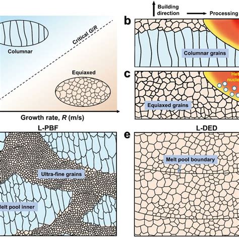 Schematic Diagram Of The Grain Morphology During Deposition A Schematic Download Scientific