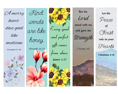 Free Printable Bible Verse Bookmark Printable Eternal Bible All For One