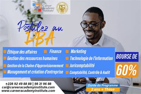 Career Academy Institute Sur Linkedin Candidatez Au Dba 🚀 Faites