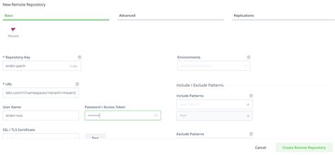 configure jfrog artifactory to use endor patches endor labs docs
