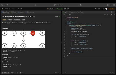 Here Is Day 71 Of Drgvishwanathan 100 Days Challenge Today I Tackled Leetcode Problem 19