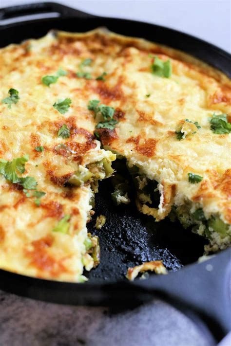 Healthy Baked Asparagus Leek Frittata Delightful Mom Food