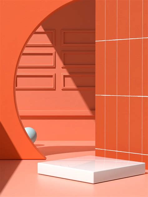 背景空间搭建c4d几何体 30 花瓣网