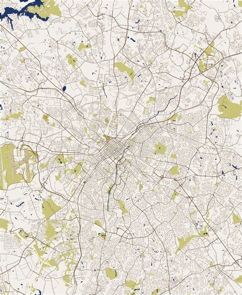 美国北卡罗来纳州夏洛特市地图 库存例证 插画 包括有 地产 高速公路 例证 地理 北部 国家（地区） 157200431