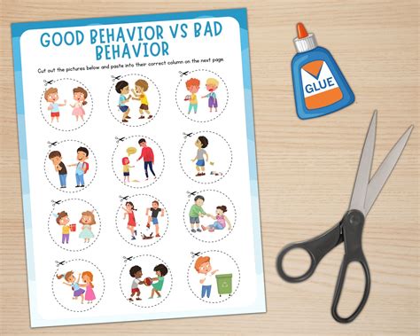 Good And Bad Behavior Sorting Activity Cut And Paste Good Vs Bad Good And Bad Behavior Sorting Activity Cut And Paste Good Vs Bad