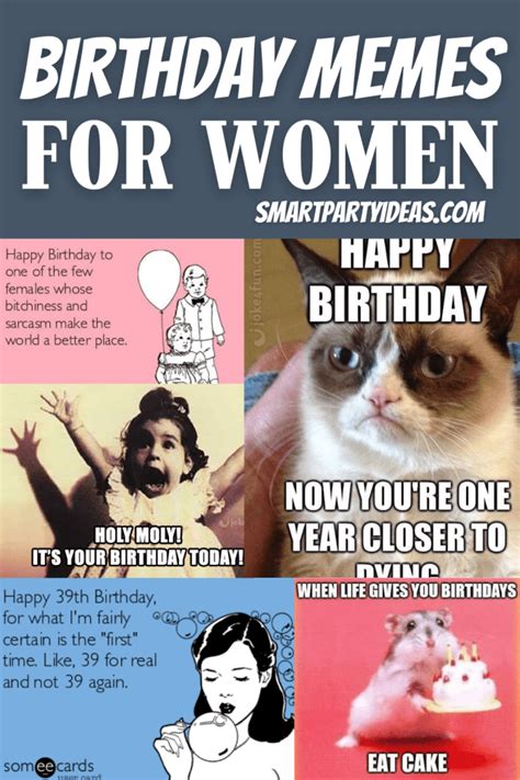 50 Best Hysterically Funny Birthday Memes For Her Smart Party Ideas