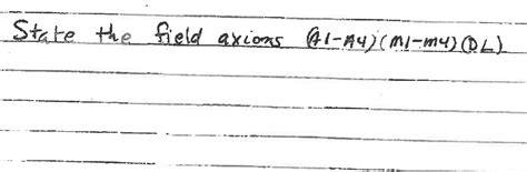 Solved State The Field Axions A1−a4 Ml−m4 Dl