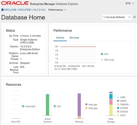 Oracle Database 19cのoracle Enterprise Manager Database Expressにログイン ← Rootlinks Co Ltd