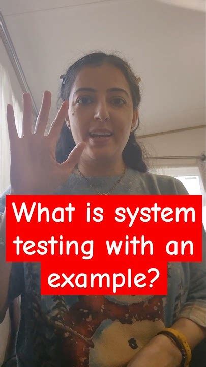 Q What Is System Testing With A Simple Example Softwaretesting Testers Systemtesting Youtube