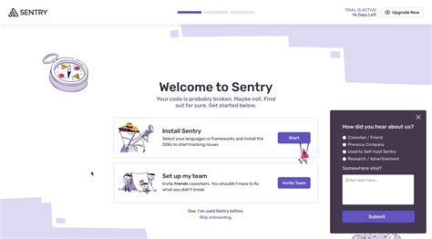 Sentry Ui Ux Design Saas Application Design Saas Ui