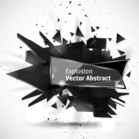 Ejemplo Del Vector De Una Explosión Abstracta Ilustración Del Vector